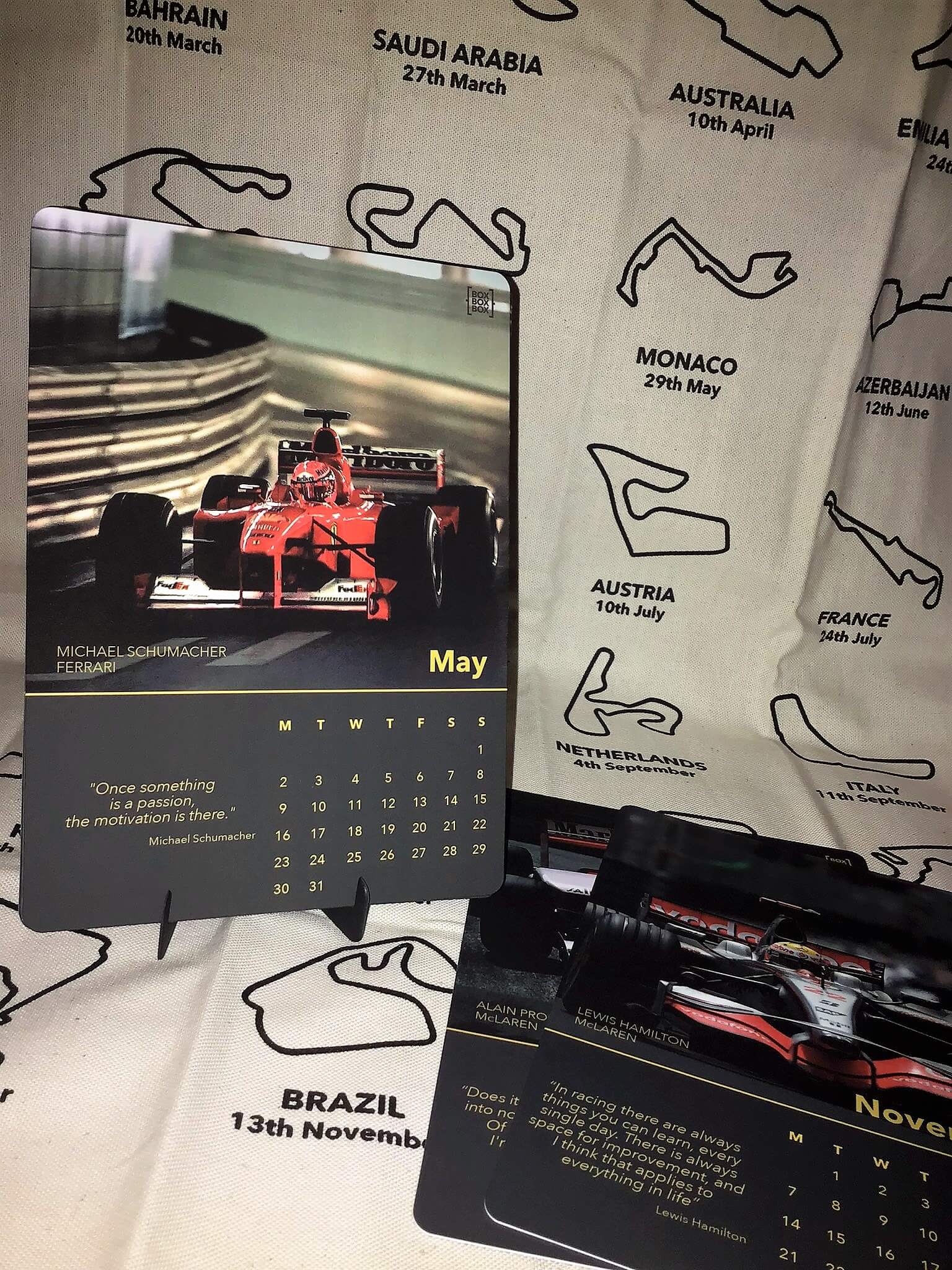 The must have calendar for every F1 fan - Lights Out