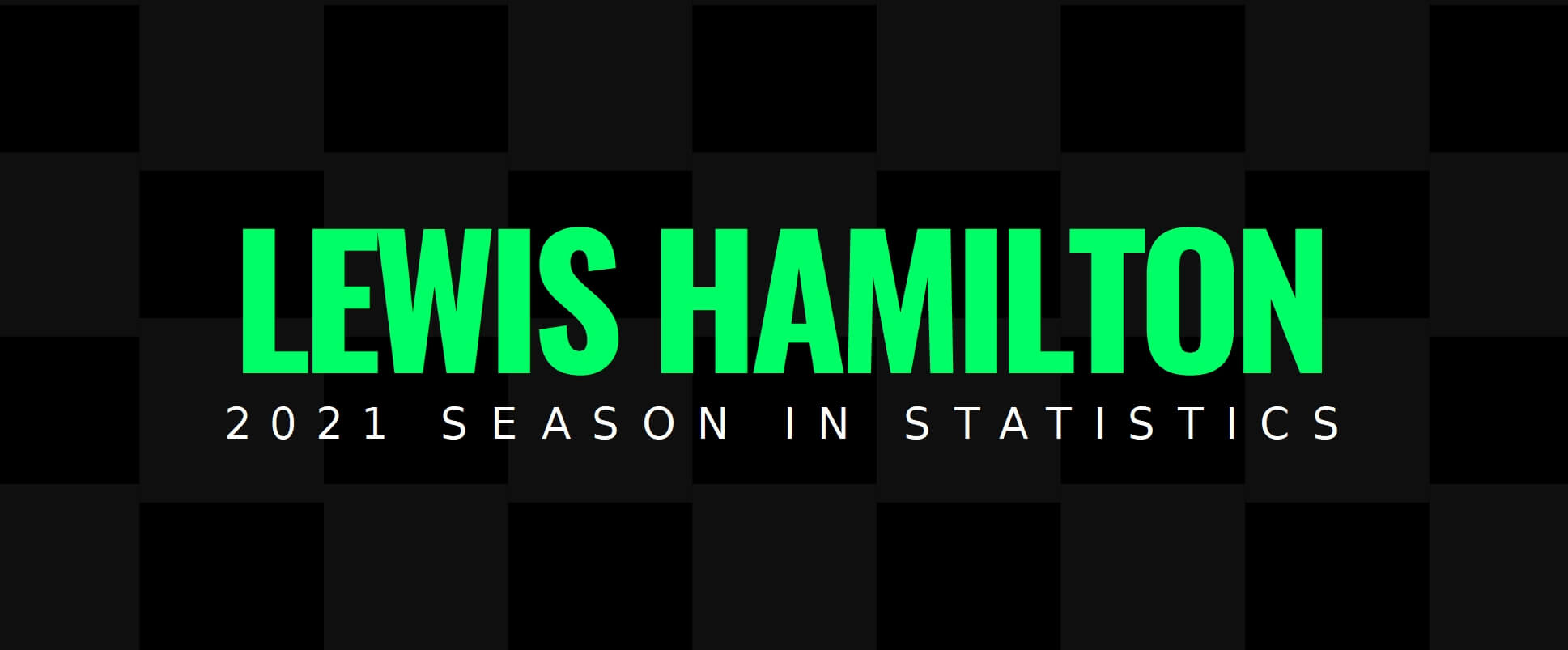 Lewis Hamilton's 2021 F1 season in statistics - Lights Out
