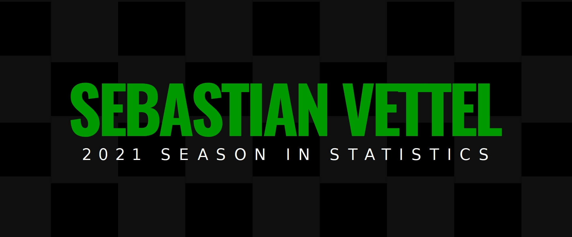 Sebastian Vettel's 2021 F1 season in statistics - Lights Out