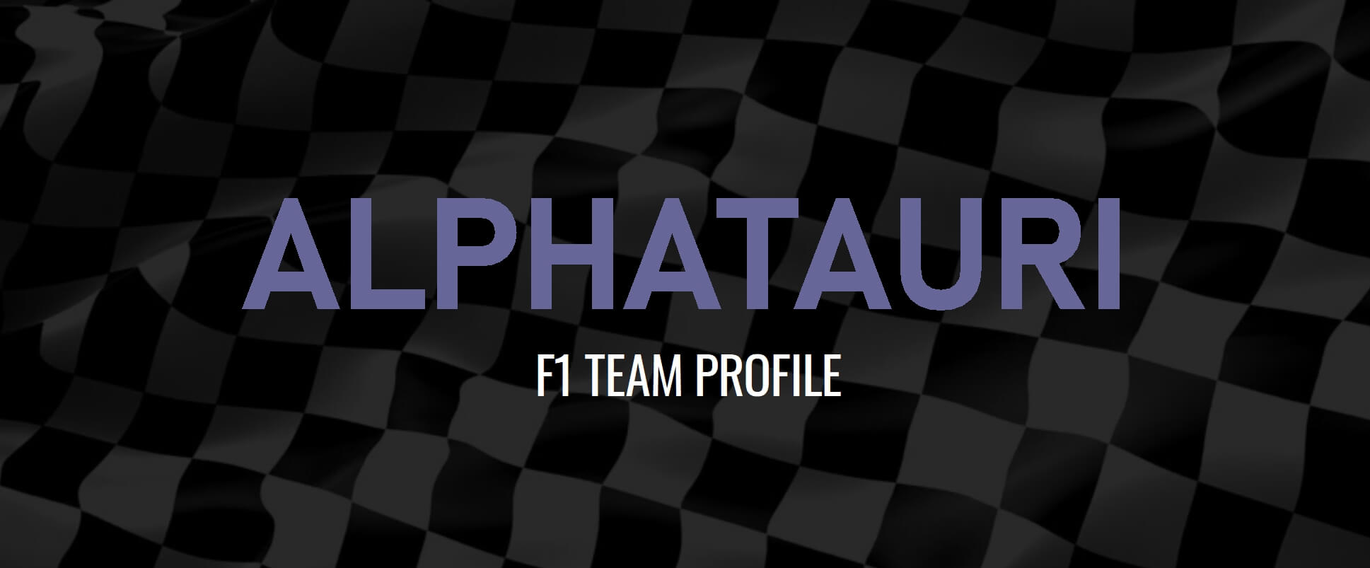 AlphaTauri F1 Team Profile - Lights Out