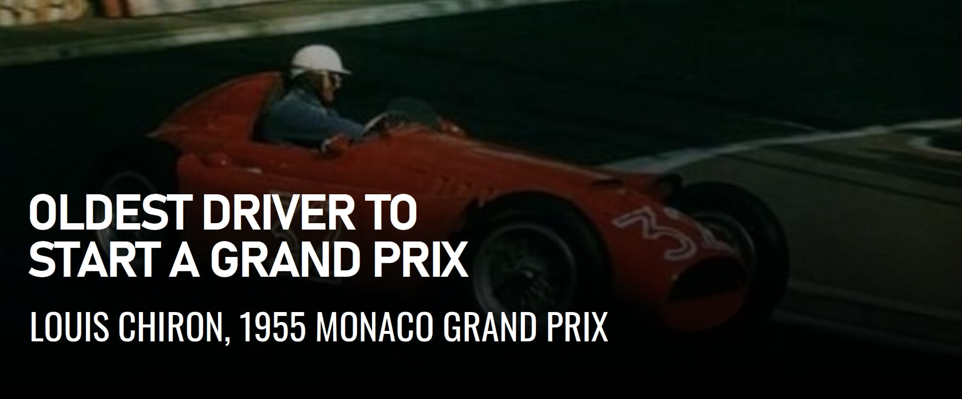 The oldest F1 records which are still unbroken - Lights Out