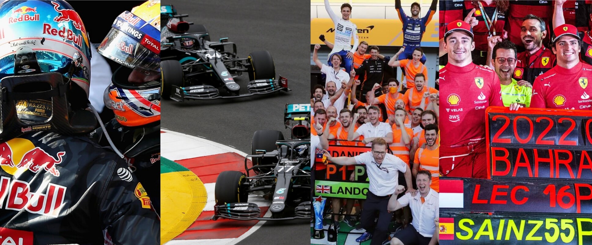 The last 1-2 finish for every team on the F1 grid - Lights Out