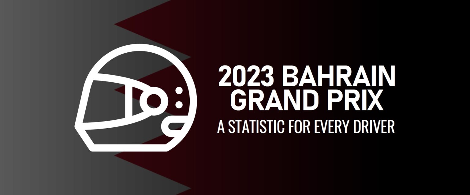A Statistic For Every Driver: 2023 Bahrain Grand Prix - Lights Out