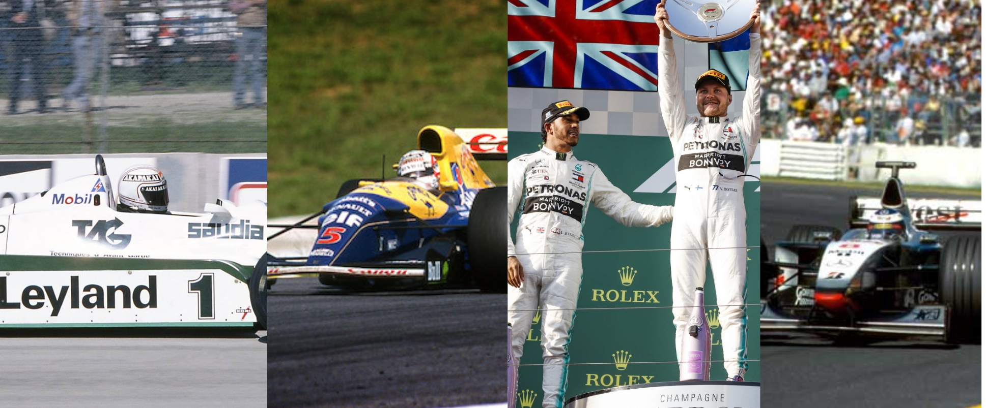 F1 teams who recorded a 1-2 finish in the first two races of a season ...