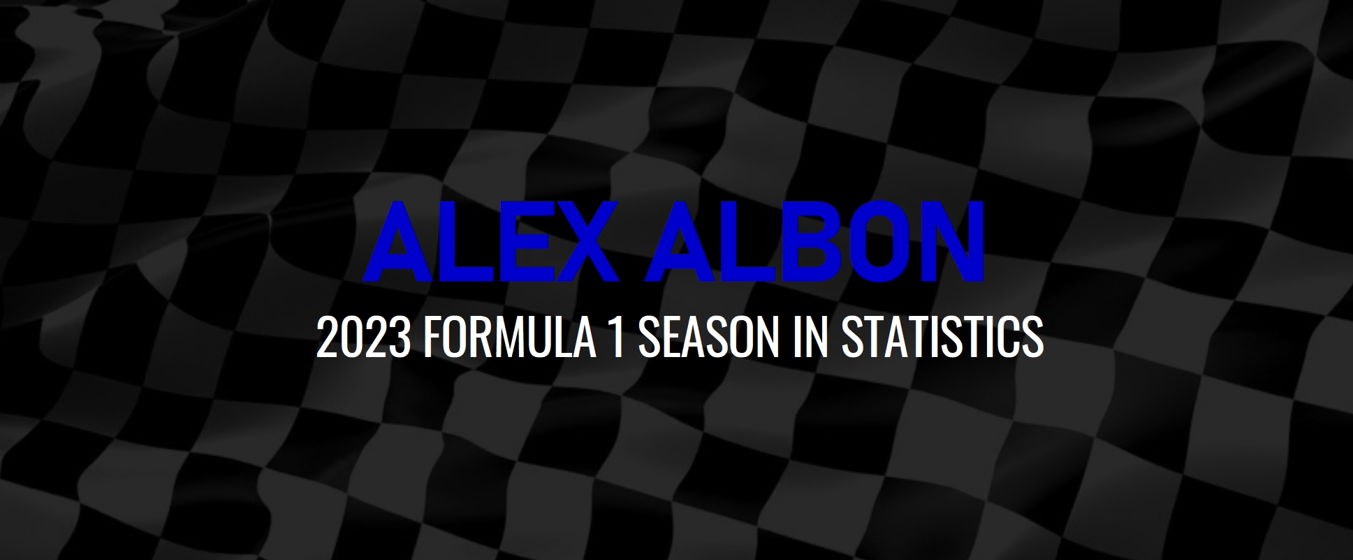 Alex Albon's 2023 F1 Season In Statistics - Lights Out