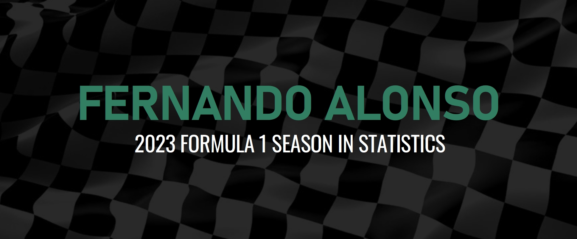Fernando Alonso's 2023 F1 Season In Statistics - Lights Out