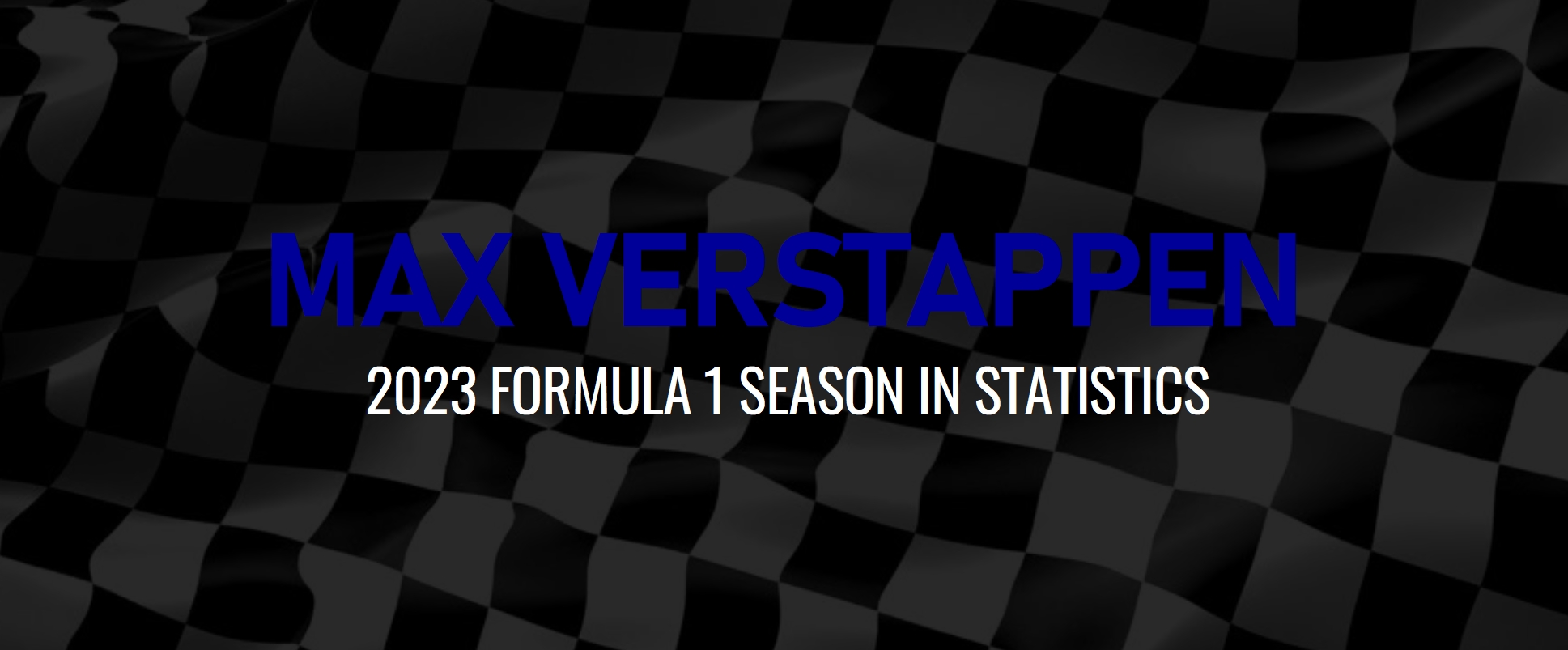 Max Verstappen's 2023 F1 Season In Statistics - Lights Out