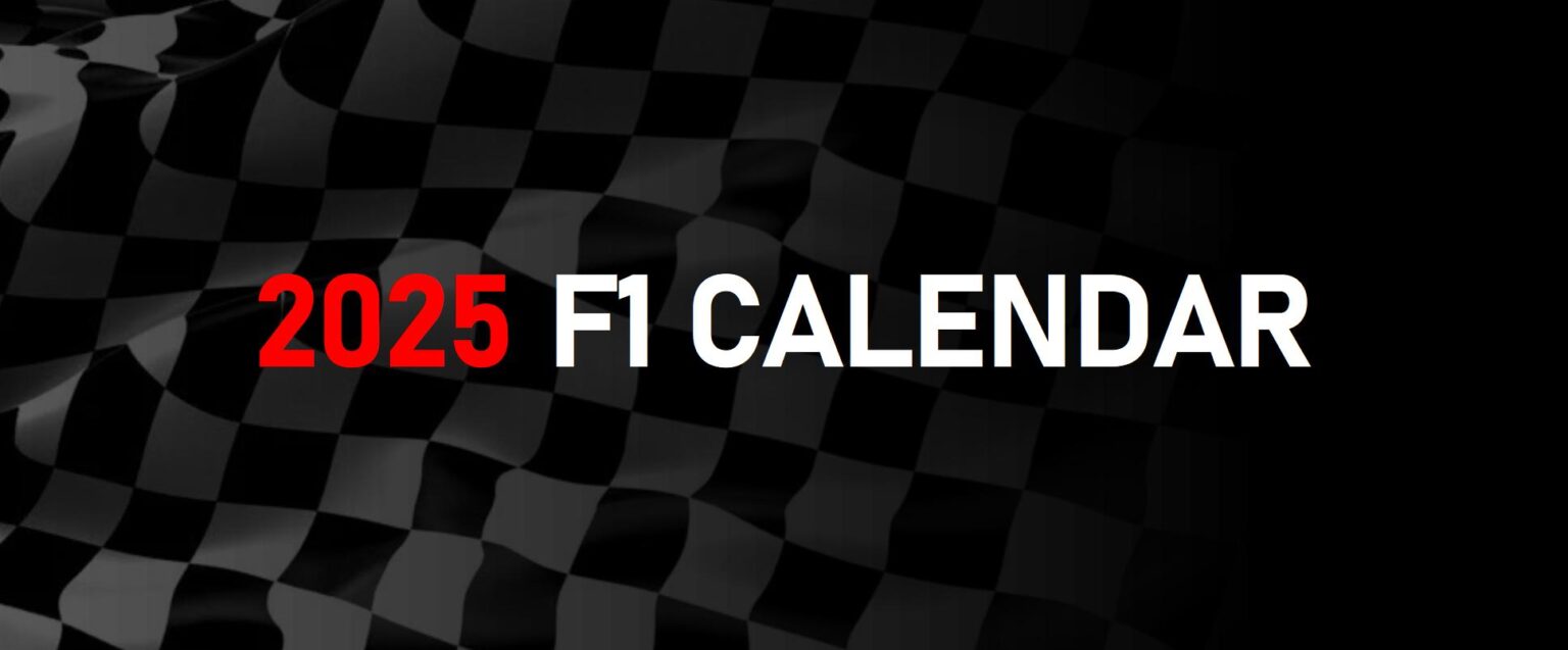 2025 F1 Calendar - Lights Out